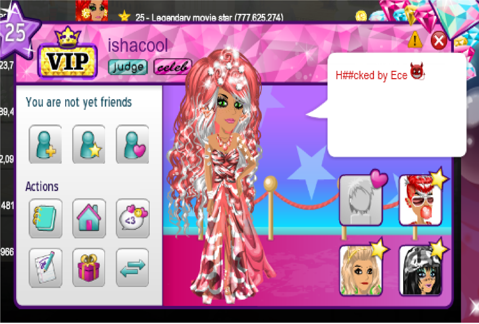 PrincessSusan On Msp: ISHACOOL HACKED?!?