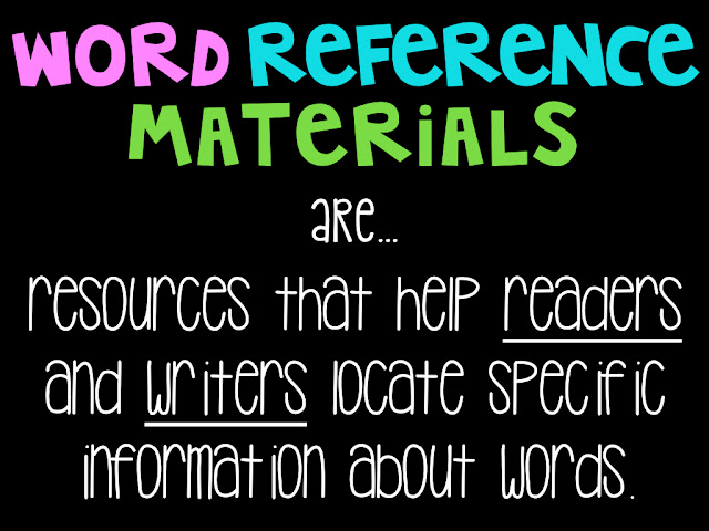 Word Reference Materials - Teaching to the Test-Taker