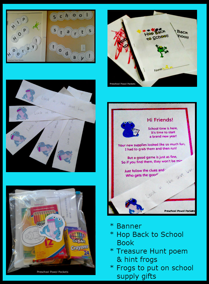 Hop Back to School Packet! {1 Week FREEBIE!!} | Preschool Powol Packets