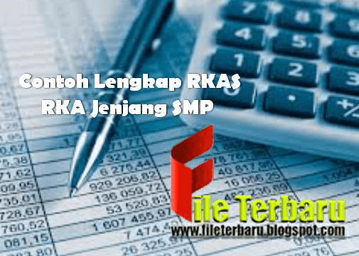 Contoh Lengkap RKAS RKA Jenjang SMP | File Terbaru