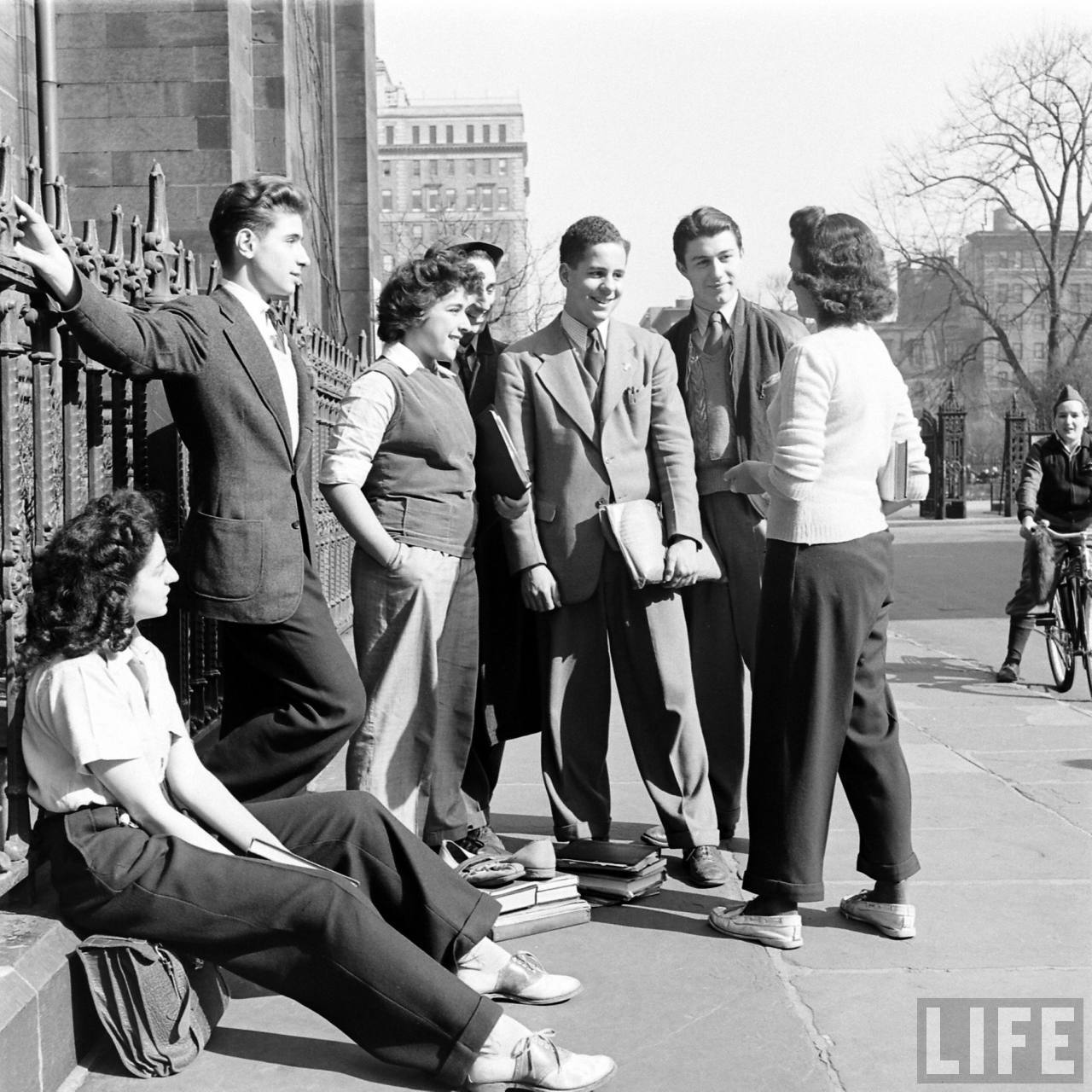 Vintage Photos of College Girls in Slacks in the 1940s ~ Vintage Everyday