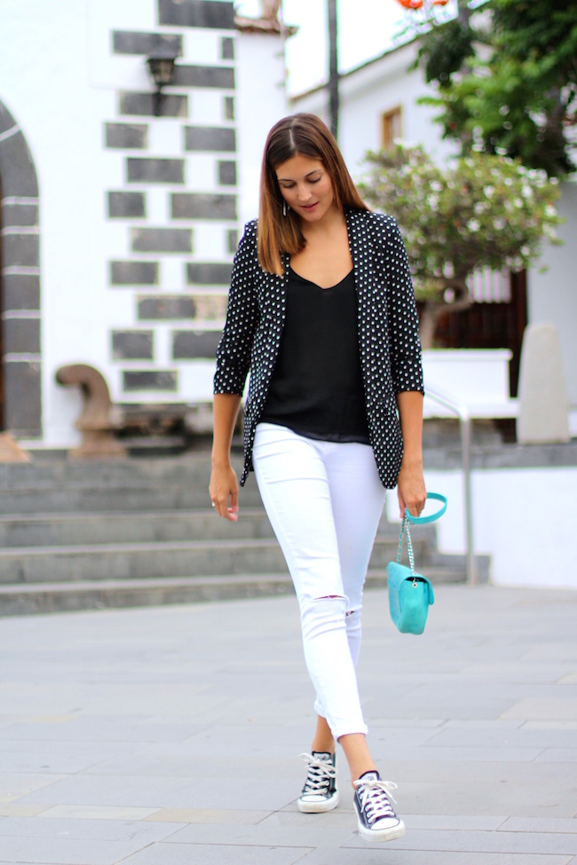 Marilyn's Closet - FASHION BLOG: DOTS BLAZER