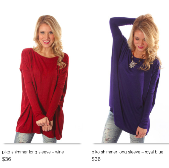 The One With The Blog: The one with PIKO TOPS
