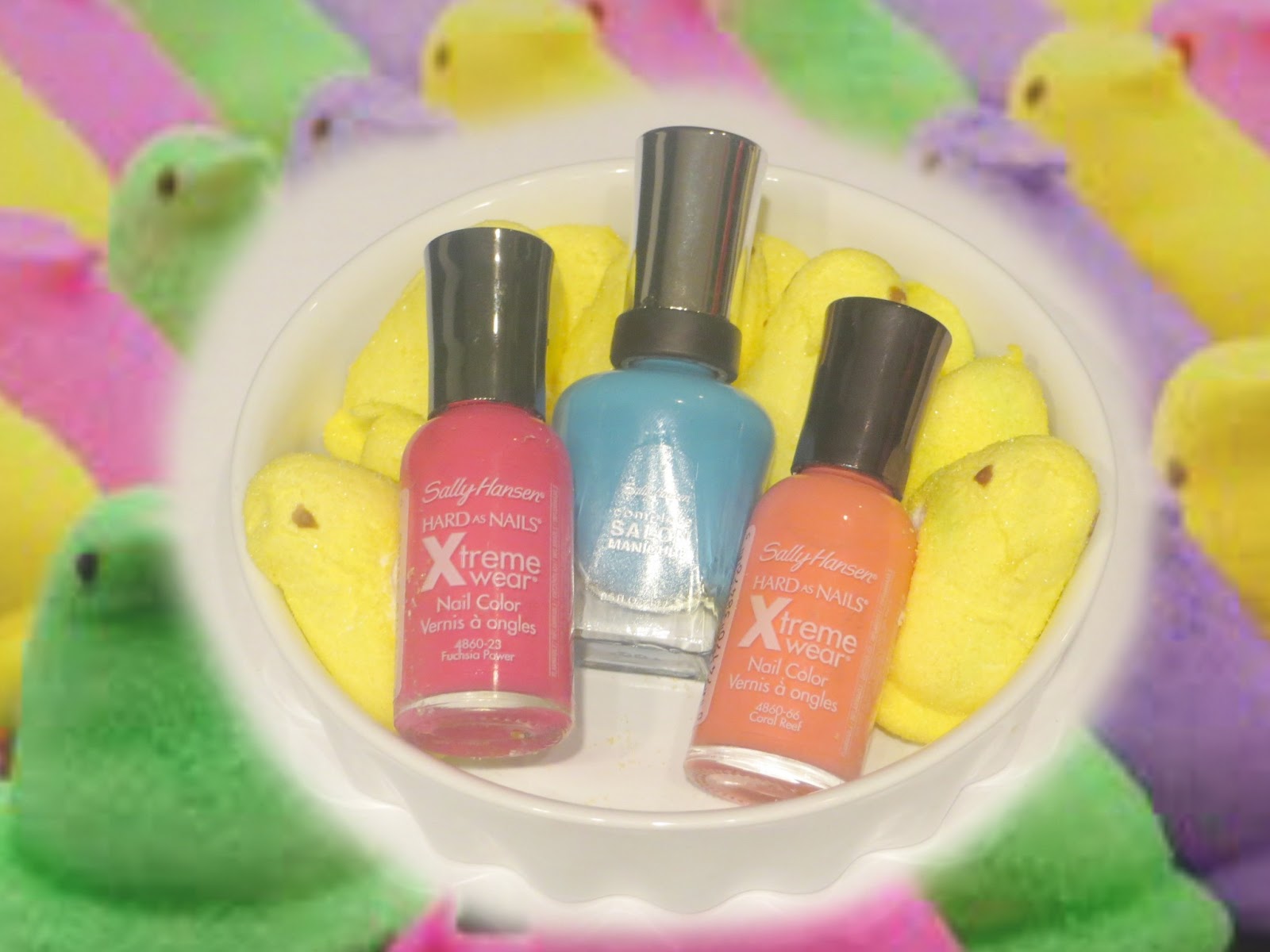 Elle Sees|| Beauty Blogger in Atlanta: How To: Easter Peeps Nails