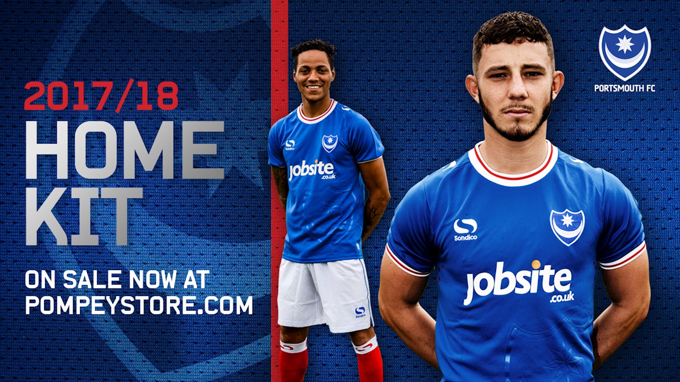 Portsmouth 17-18 Home, Away & Third Kits Released - Footy Headlines