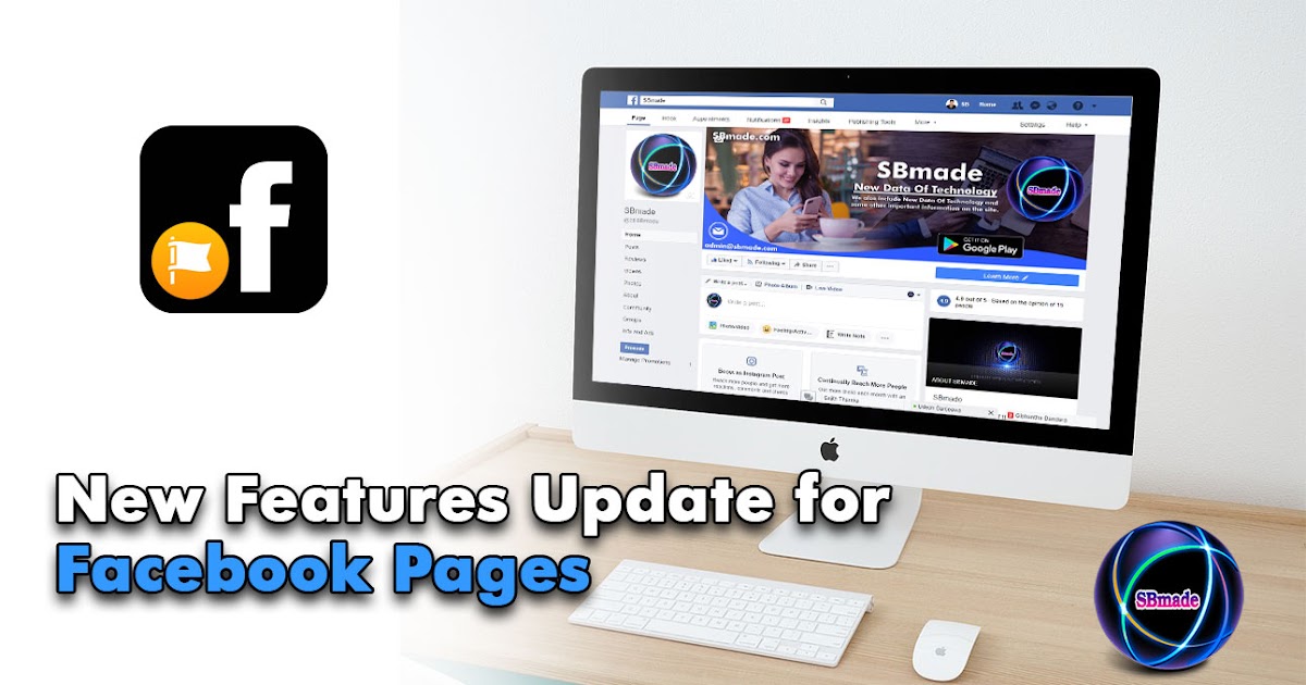 New Features Update for Facebook Pages | SBmade | New Data Of Technology