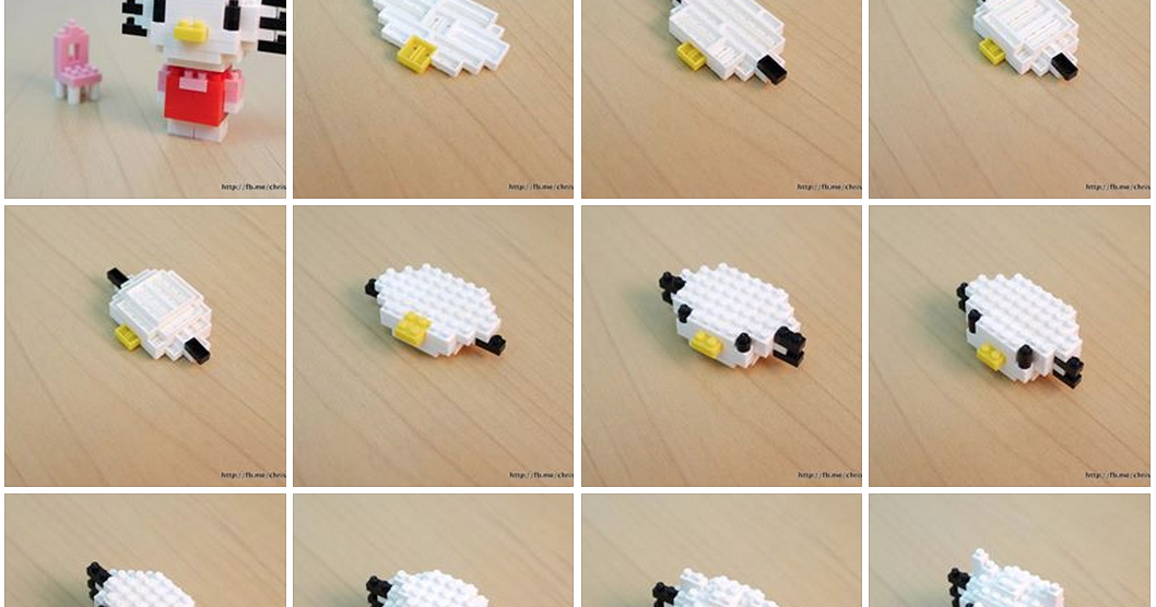 Christopher Tan: nanoblock Hello Kitty build instructions at http ...