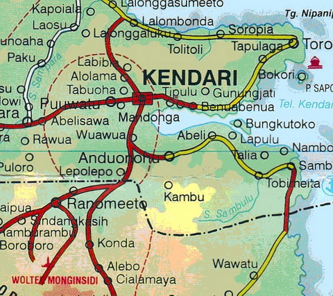 Visit Kendari: PETA KOTA KENDARI