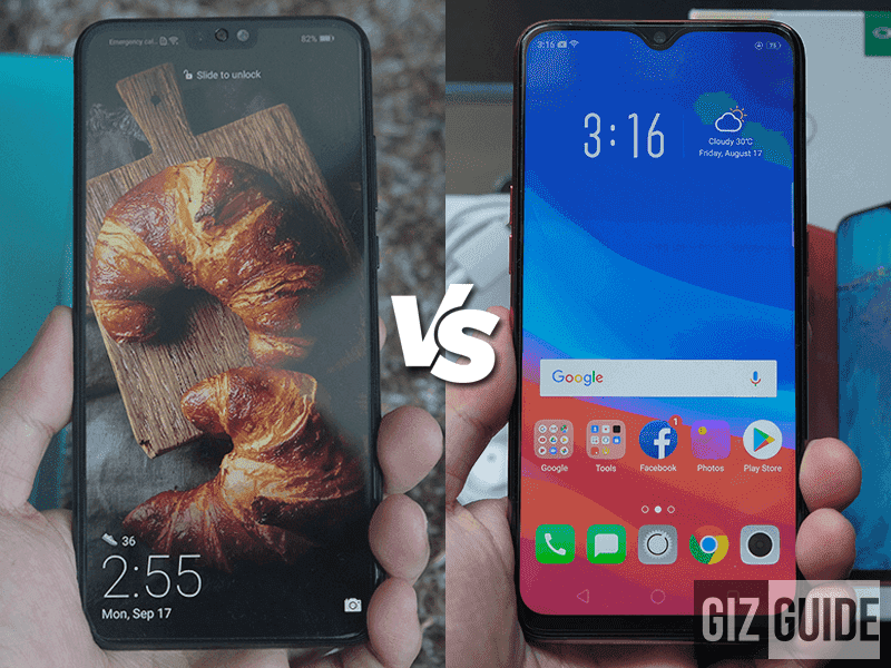Honor 8X vs OPPO F9 Specs Comparison