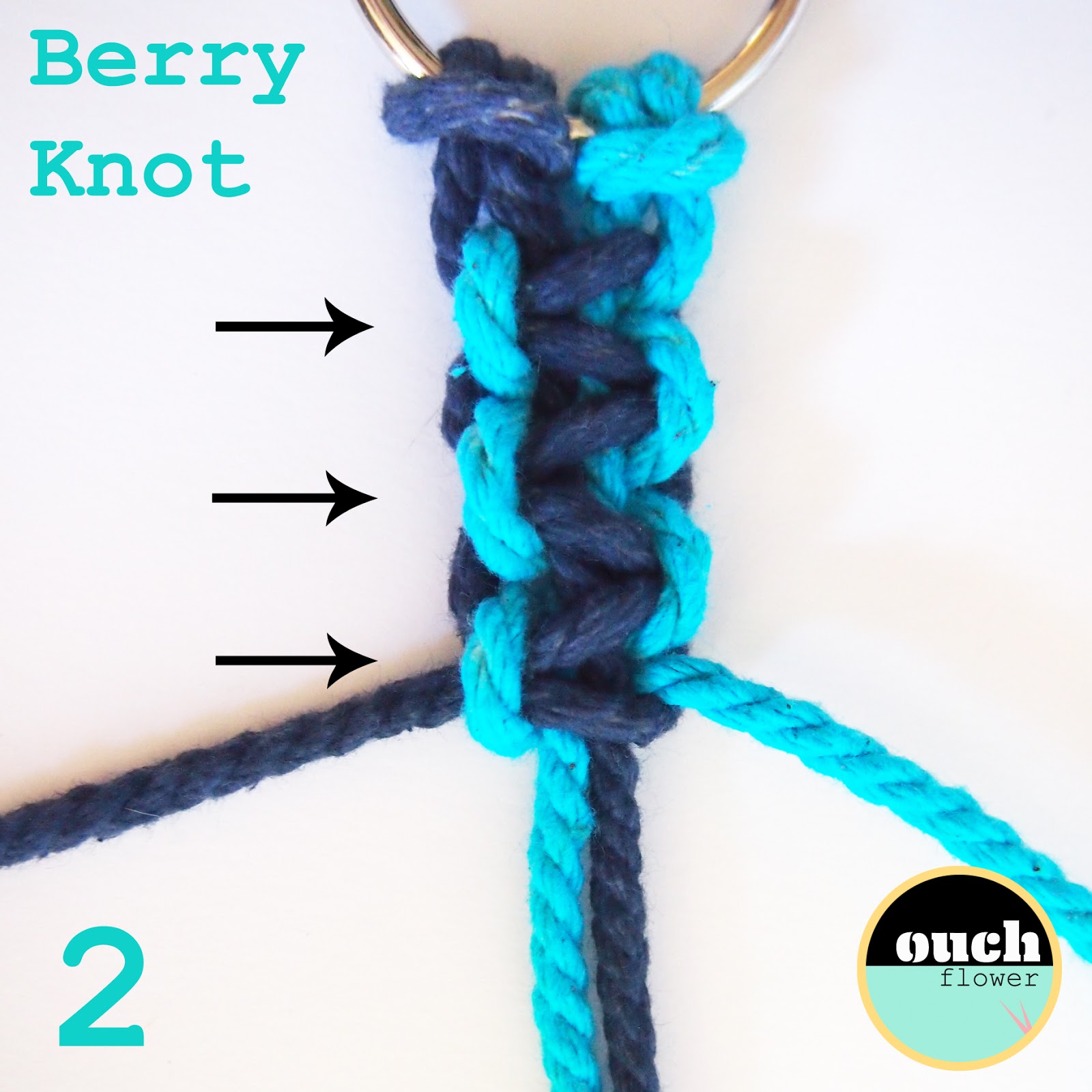 ouch flower: KNOT SCHOOL....Knot #4