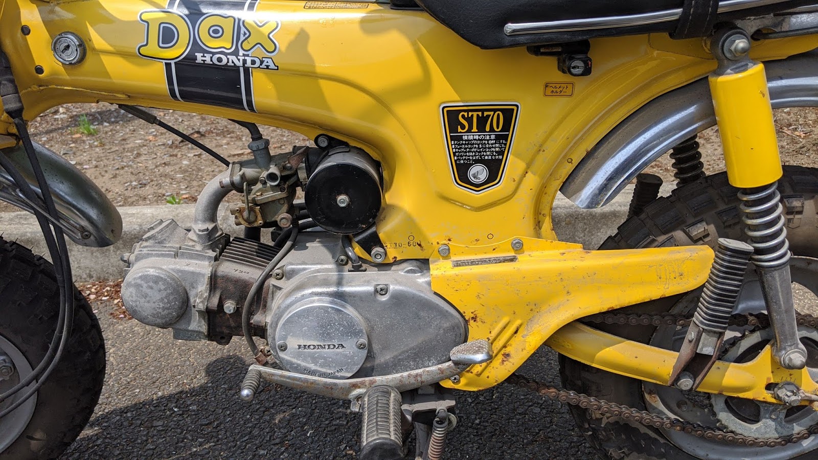 時々Dax70遊び: HONDA Dax70が来た