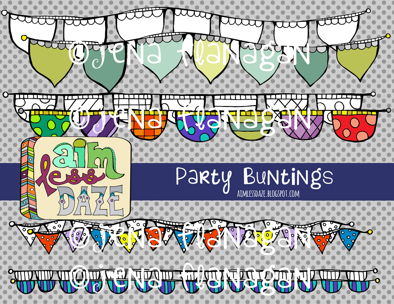 Aimless Daze: Party Buntings