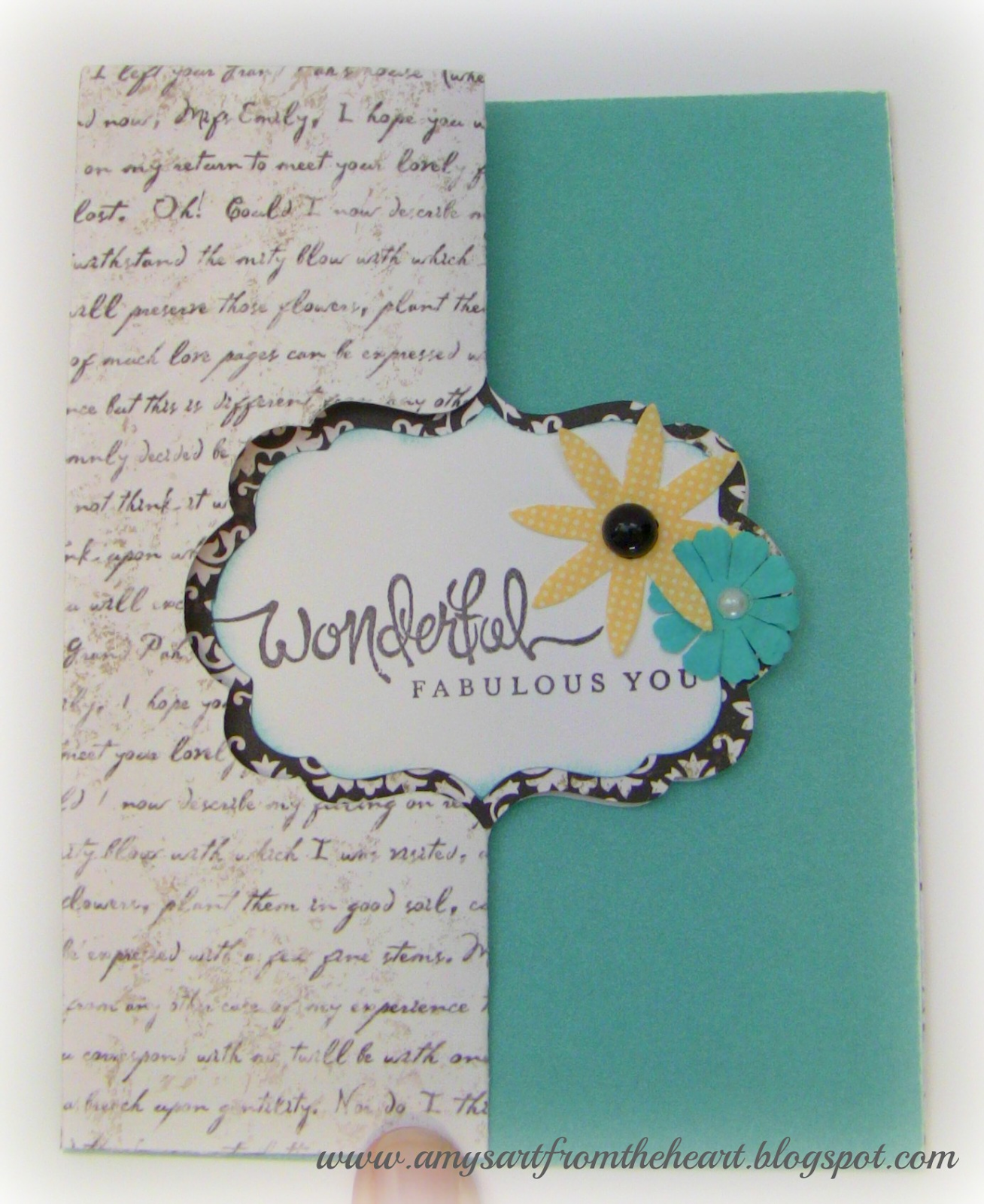 Amy's Art from the Heart: The Swing Card