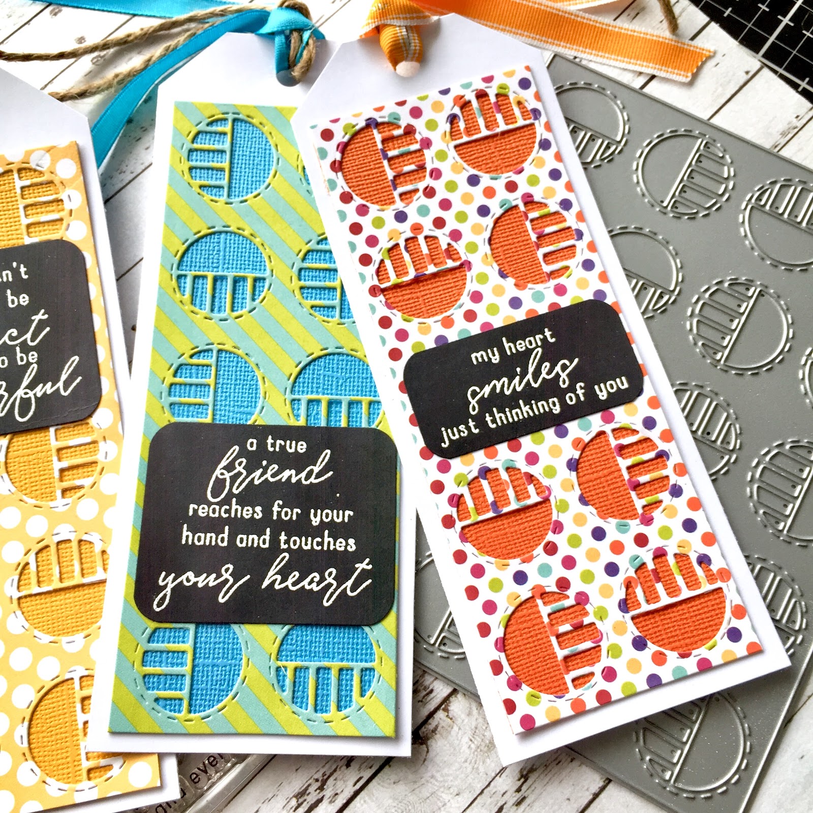 Cue the Confetti Bookmarks | alilovescardmaking