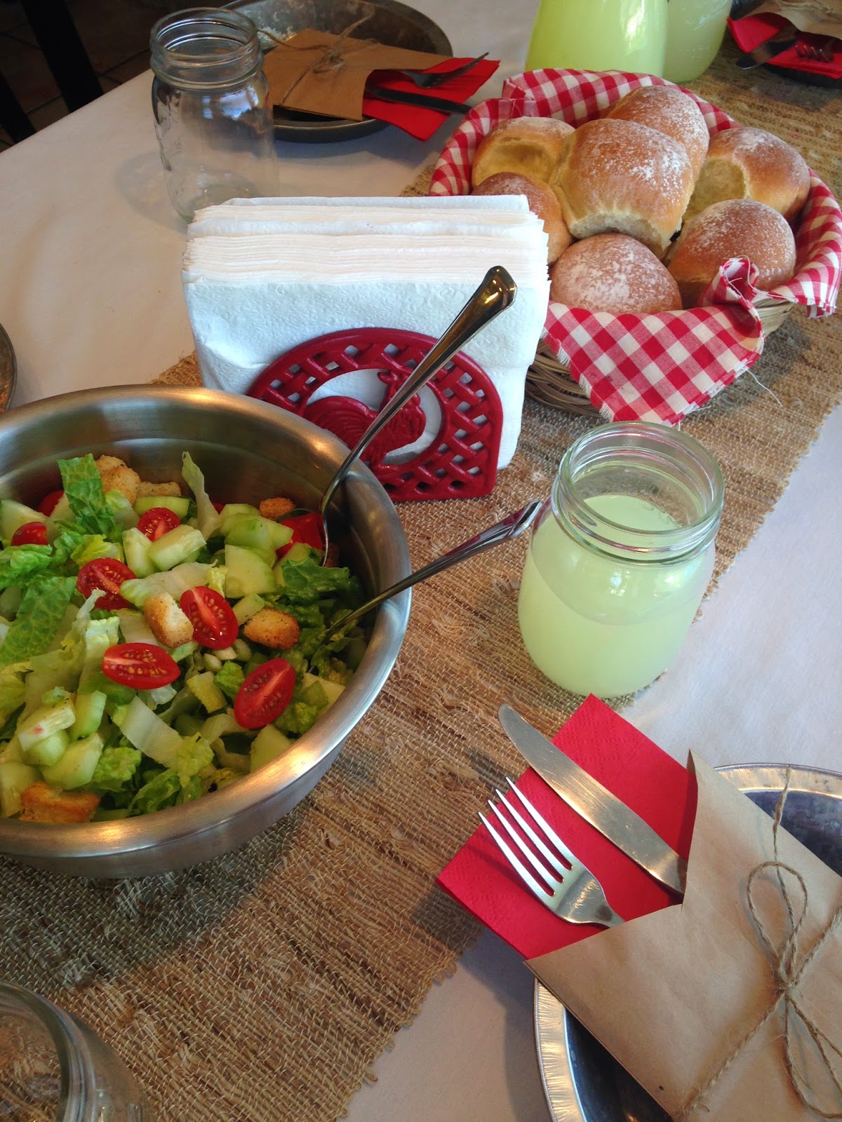 Sugar Sisters Design: Cowboy Grub Table Setting