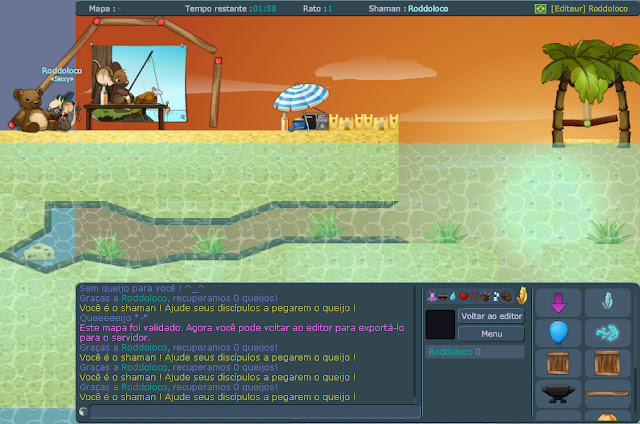 Mapas para Transformice: Praia²