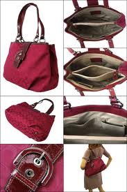 COACH: COACH SOHO RED SIG TOTE RM499