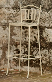 muebles de forja: TABURETES ALTOS FORJA PARA BARRAS DE BAR