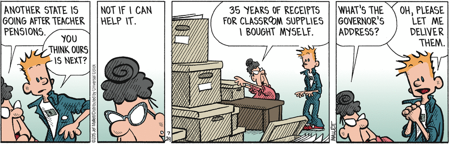 JT IRREGULARS: "Frazz" by Jef Mallett