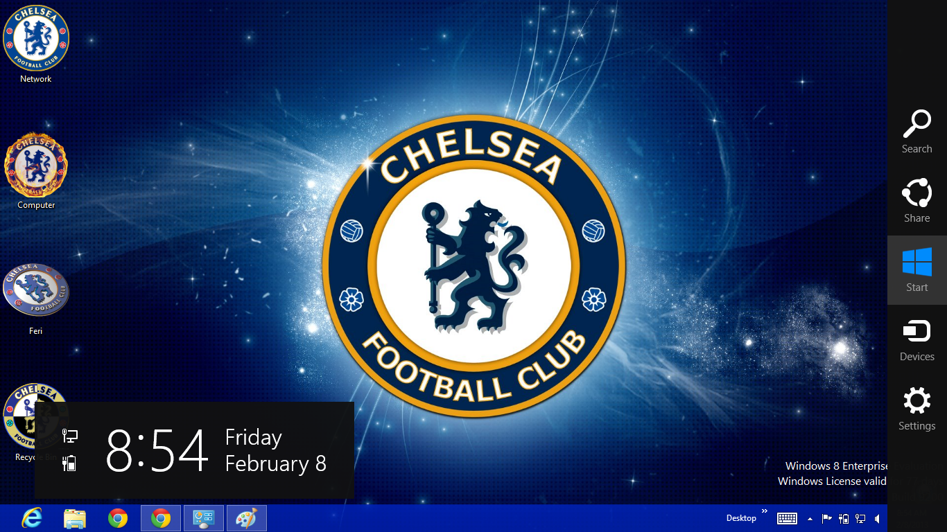 download gratis tema windows 7: Chelsea FC 2013 Theme For Windows 8