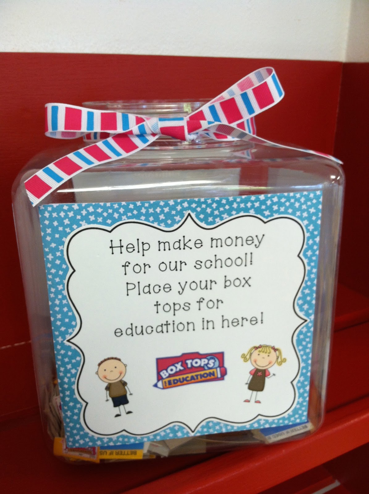 Mrs. Webster's Classroom Connections: We love Box Tops, yes we do!