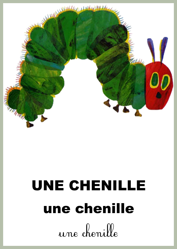 ID 2 profs : le blog: Cartes de nomenclature de la chenille qui fait ...