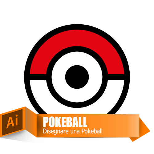 Tutorial Illustrator - Pokeball
