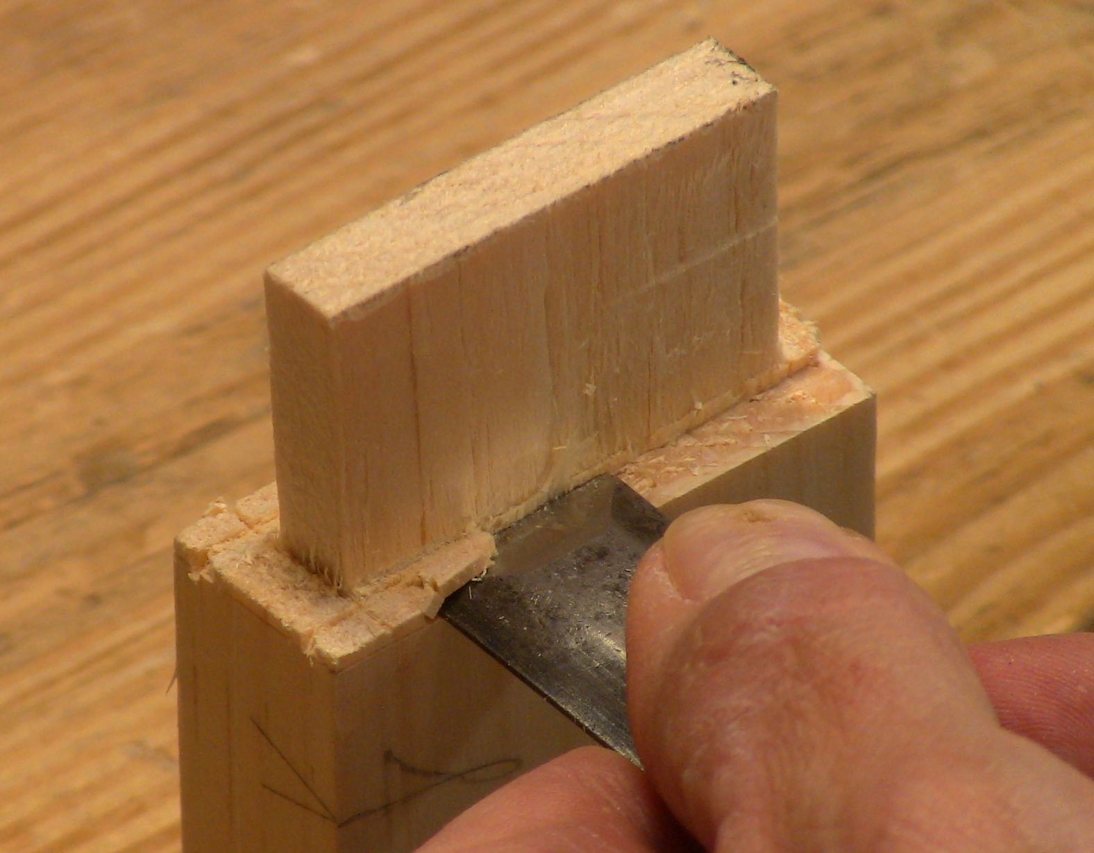Close Grain: Four-Stroke Mortise And Tenon, part 2