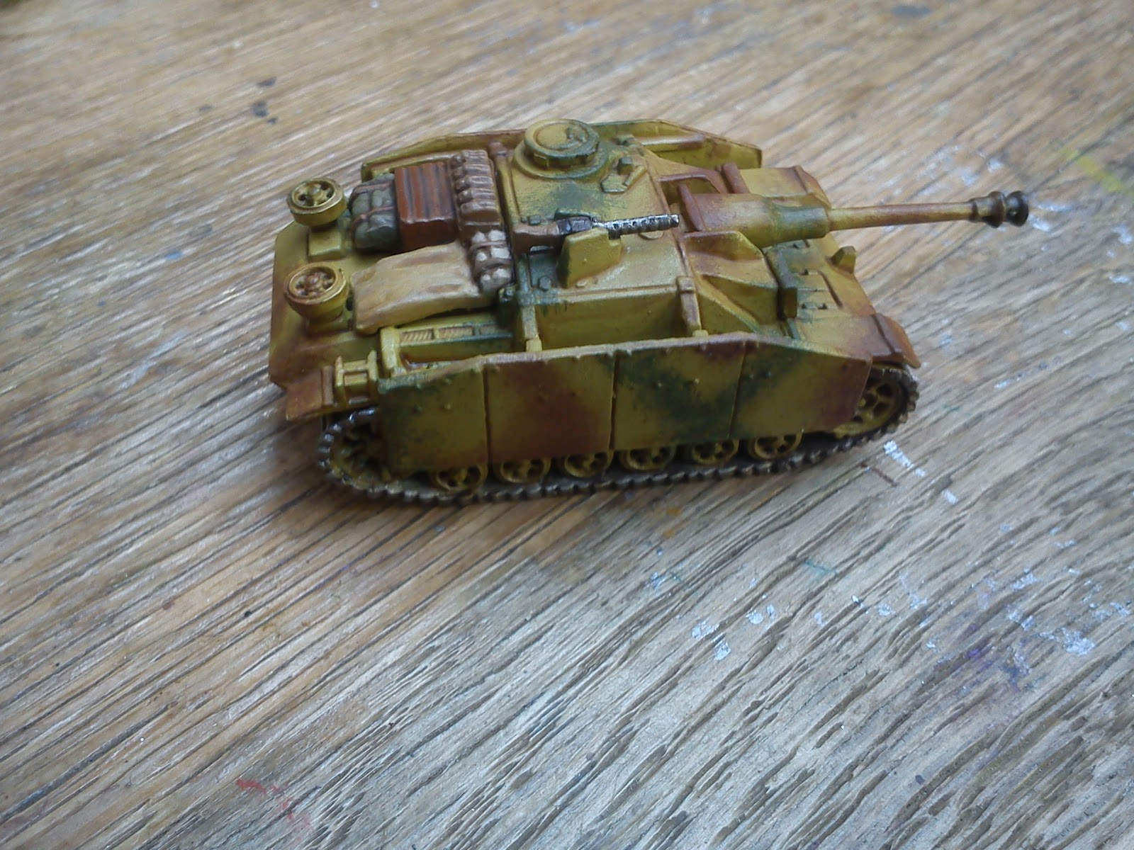 Flames Of War - British Sherman V,StuG g - painting of. ~ The Reado Version