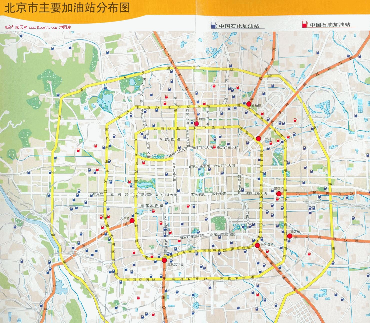 Map of Beijing, China