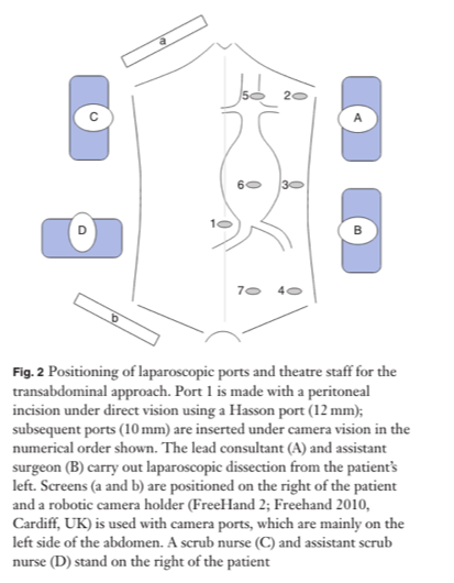 laparoscopic, laparoscopically assistant, and open aneurysm aortic ...