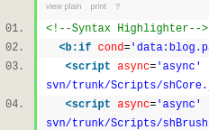 Cara Menampilkan Source Code pada Blogspot