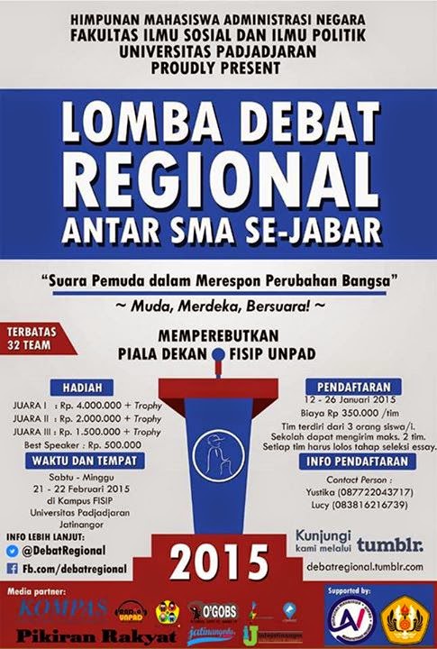 Lomba Debat Regional Antar SMA Se-Jawa Barat & Seminar Nasional 2015 ...