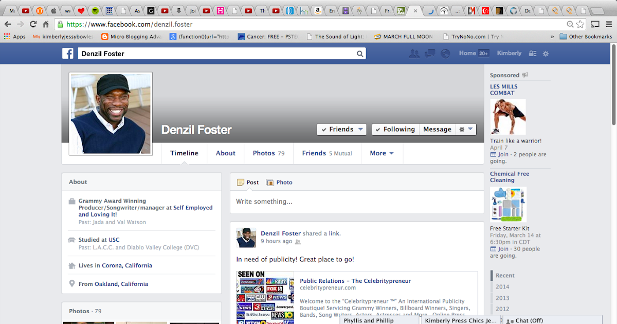 Kimberly Jesika Happy Clients: GRAMMY WINNER DENZIL FOSTER ENDORESES ...