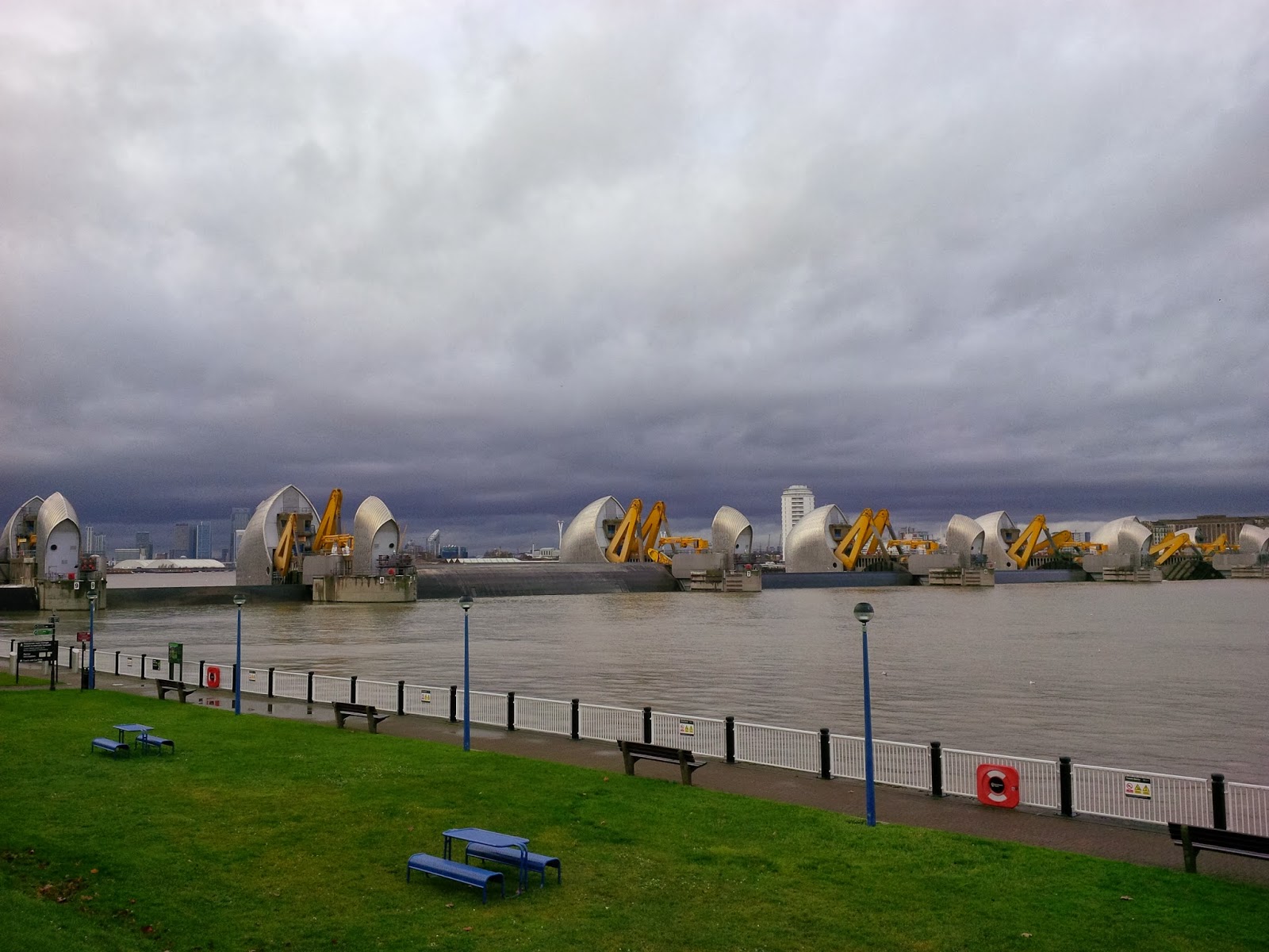 A day in the life of....: High tide at the Thames Barrier