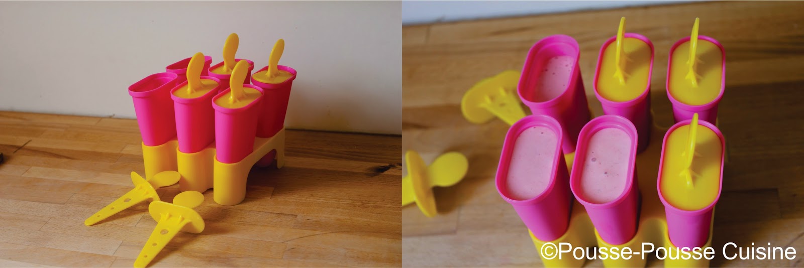 Pousse-Pousse Cuisine: Glace en bâtonnets super rapide