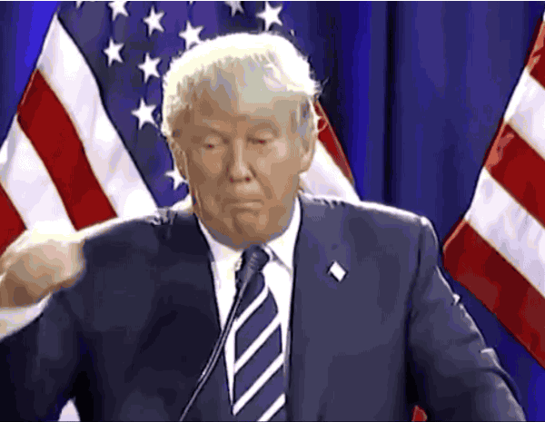 AKI GIFS: Gifs animados Donald Trump