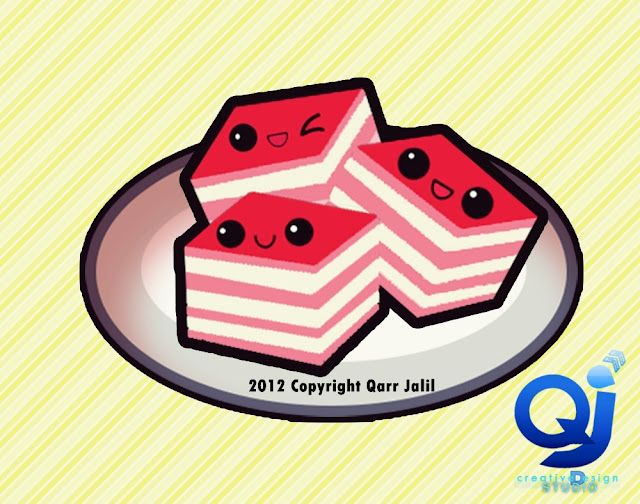 Artwork : Around The World With Kuih Muih | QJ Arts