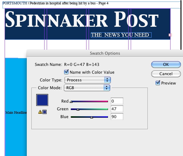 A2 Media Studies: Creating a colour theme