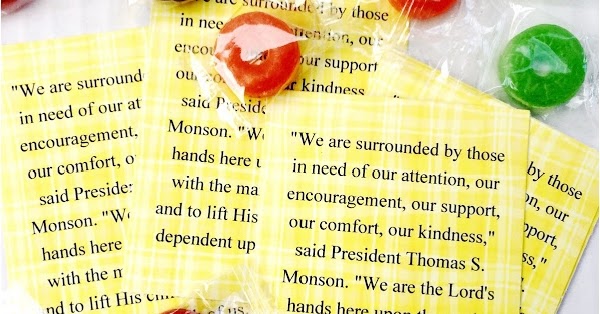 DIY Party Mom: Be a Lifesaver to your Visiting Teaching Sisters with ...