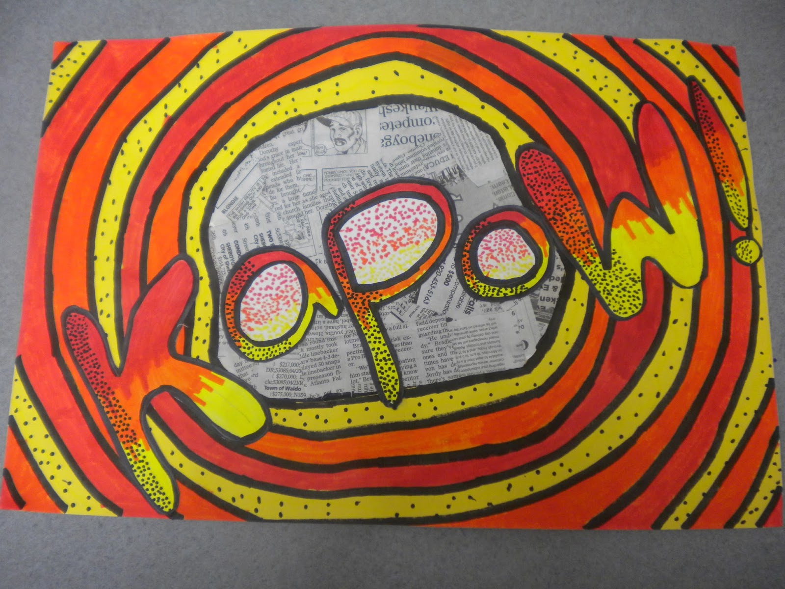 Mrs. Pierce's Polka Dot Spot: Roy Lichtenstein's Onomatopoeia