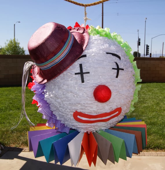 Pinatas Palhaço, Parte 2 | Homemade pinata, Carnival crafts, Pinata