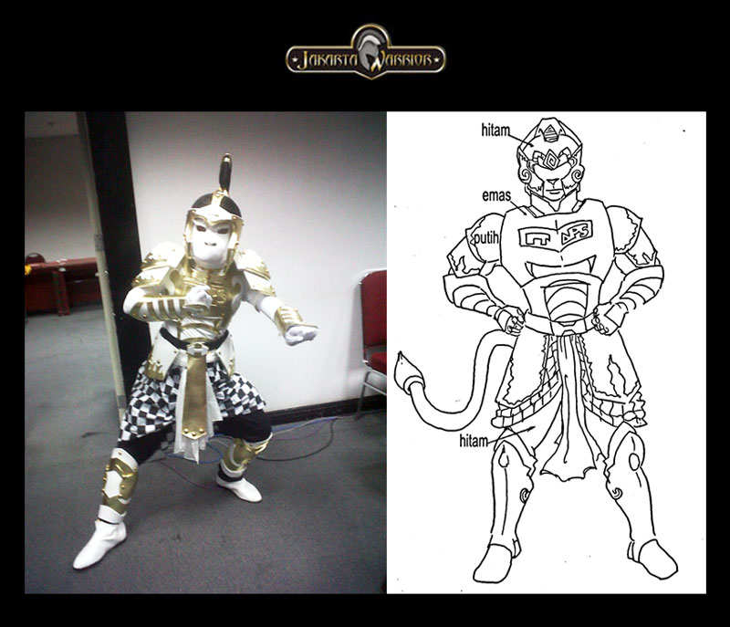 Jakarta Warrior Costume Maker: Hanoman Mascot Costume for IT APS Bank ...