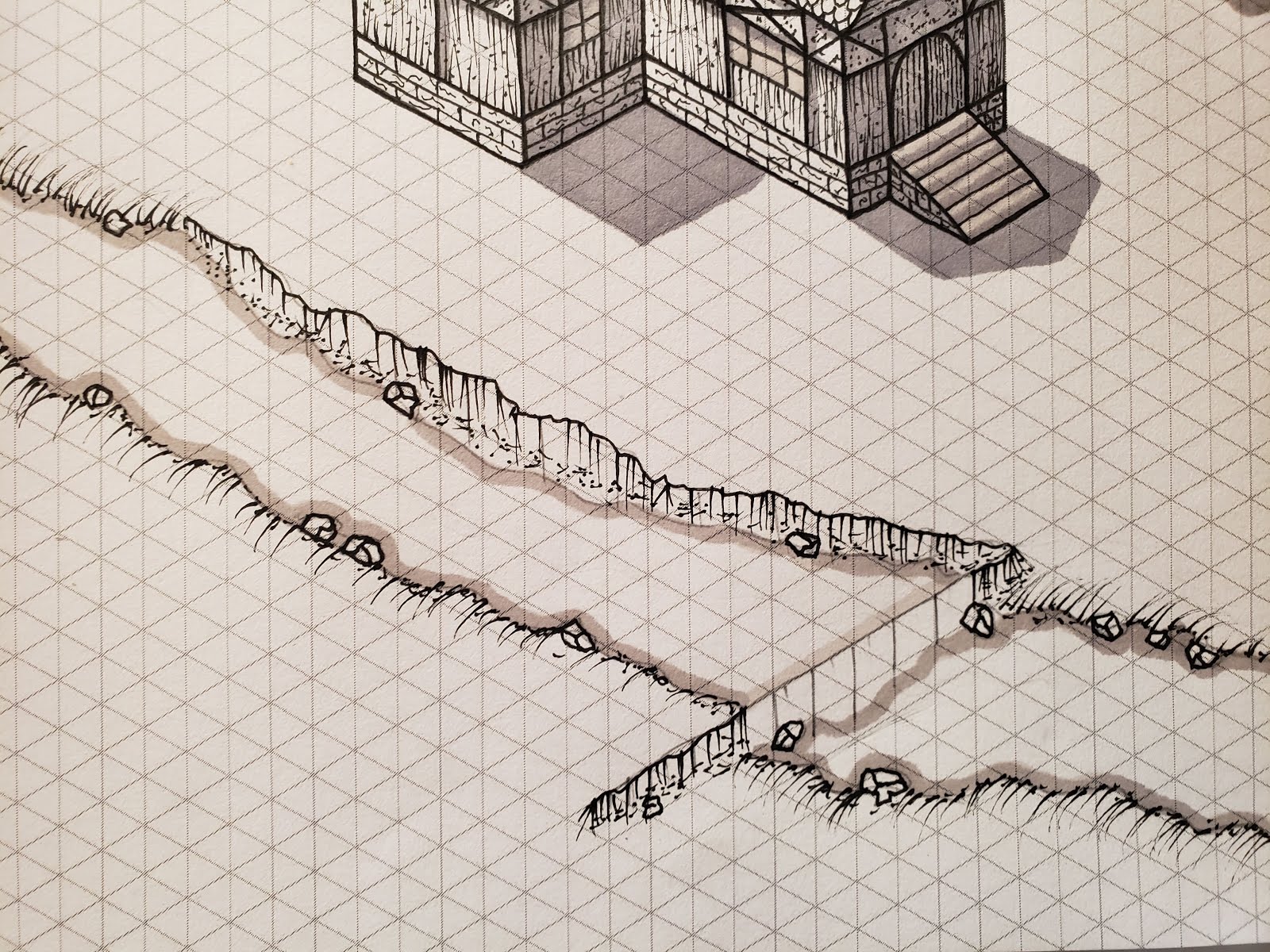 How to Draw an Isometric River