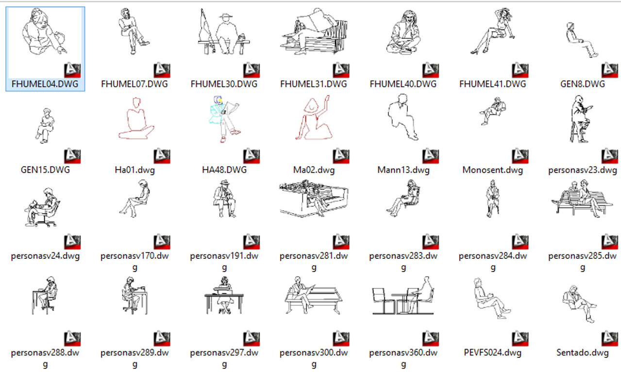 Todo para el Arqui: Escalas Humanas Básicas - Autocad