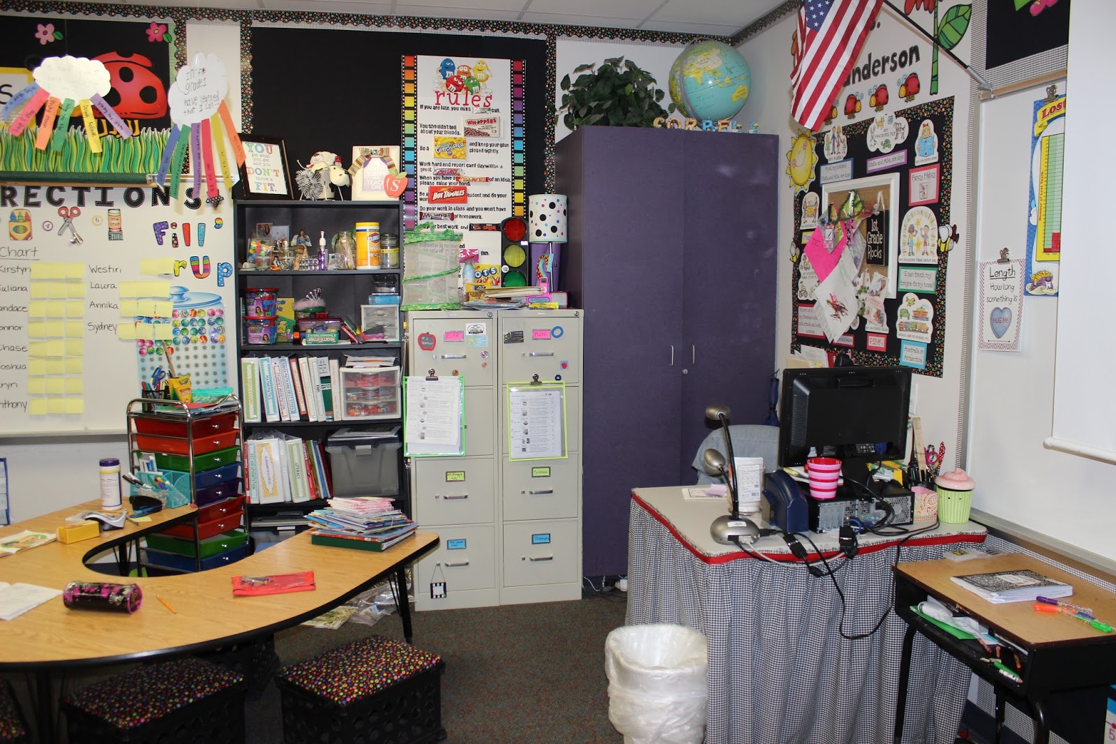Flying High In First Grade: A Walk Around The Classroom {classroom tour ...