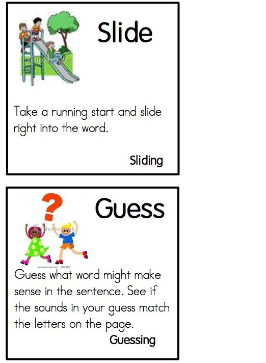 Joyful Learning In KC: Reading Strategy Cards