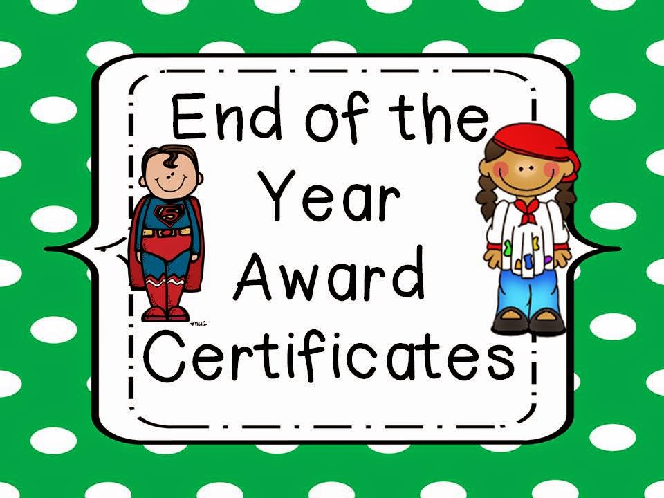 Lovely Literacy & More: End of the Year Award Certificates updated & ON ...