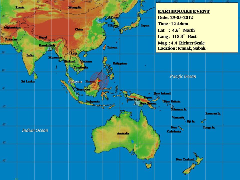 Gempa Bumi Kunak, Sabah 29 Mei 2012 ~ akuhatiberani