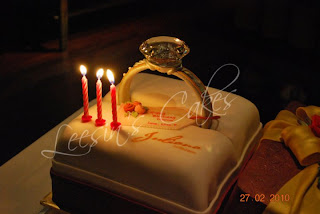 Penang Wedding Cakes by Leesin: Solitaire Ring Cake